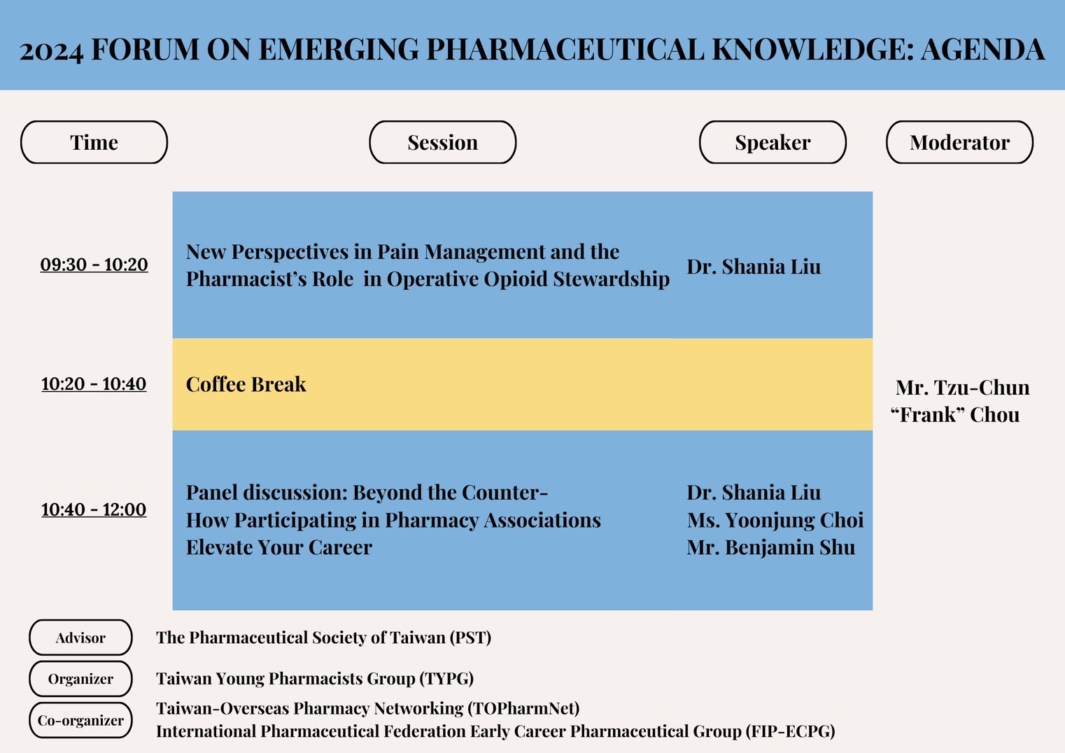 2024 Forum on Emerging Pharmaceutical Knowledge | 台灣年輕藥師協會
